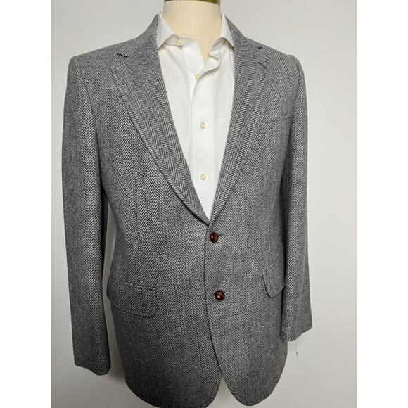 Johnny Carson | Suits & Blazers | Johnny Carson Herringbone 4r Mens ...